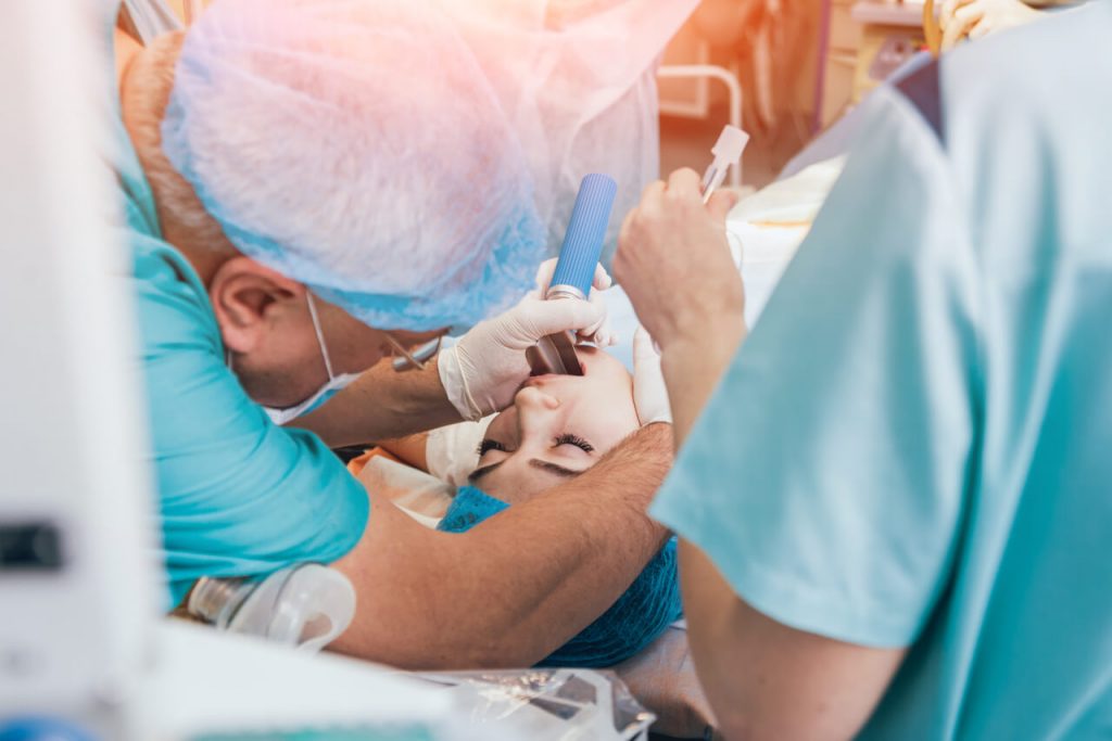 General anesthesia recovery from dental treatment